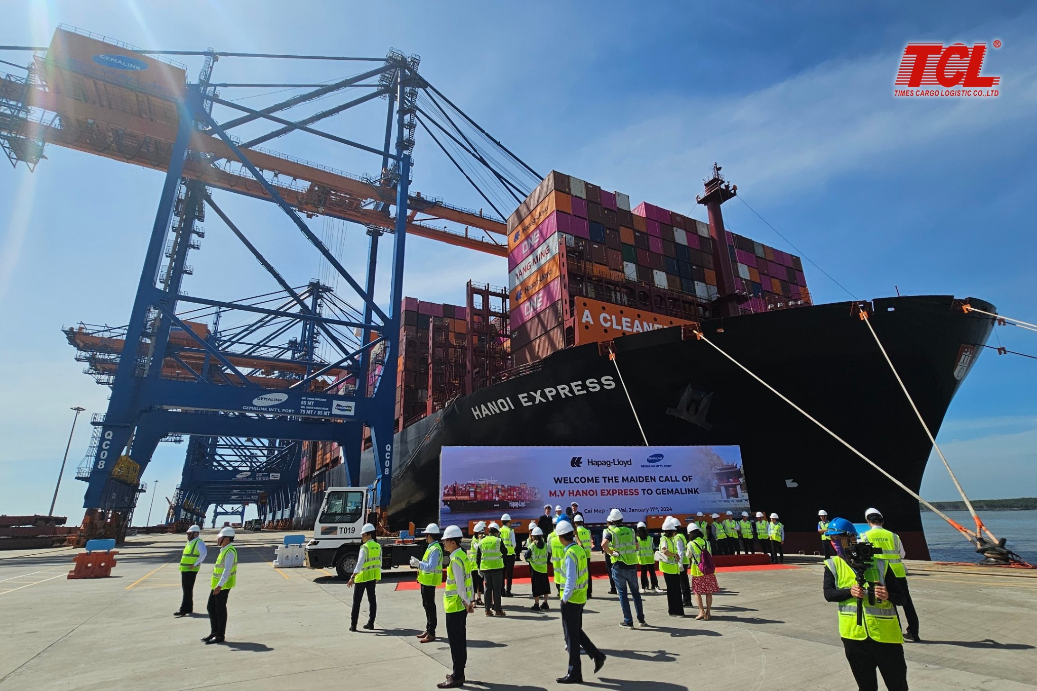 TCL Welcomes Hapag-Lloyd’s Ultra Large Container Vessel – HANOI EXPRESS ...
